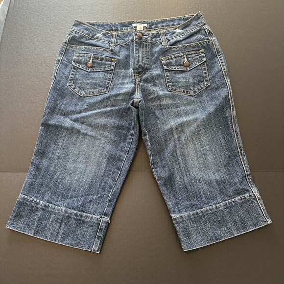 Cato | Jeans | Cato Classic Capris Blue Jeans Denim Womens Inseam 15 ...